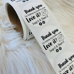 Circle Social Media Labels, Snap It and Shared It, Small Business ...