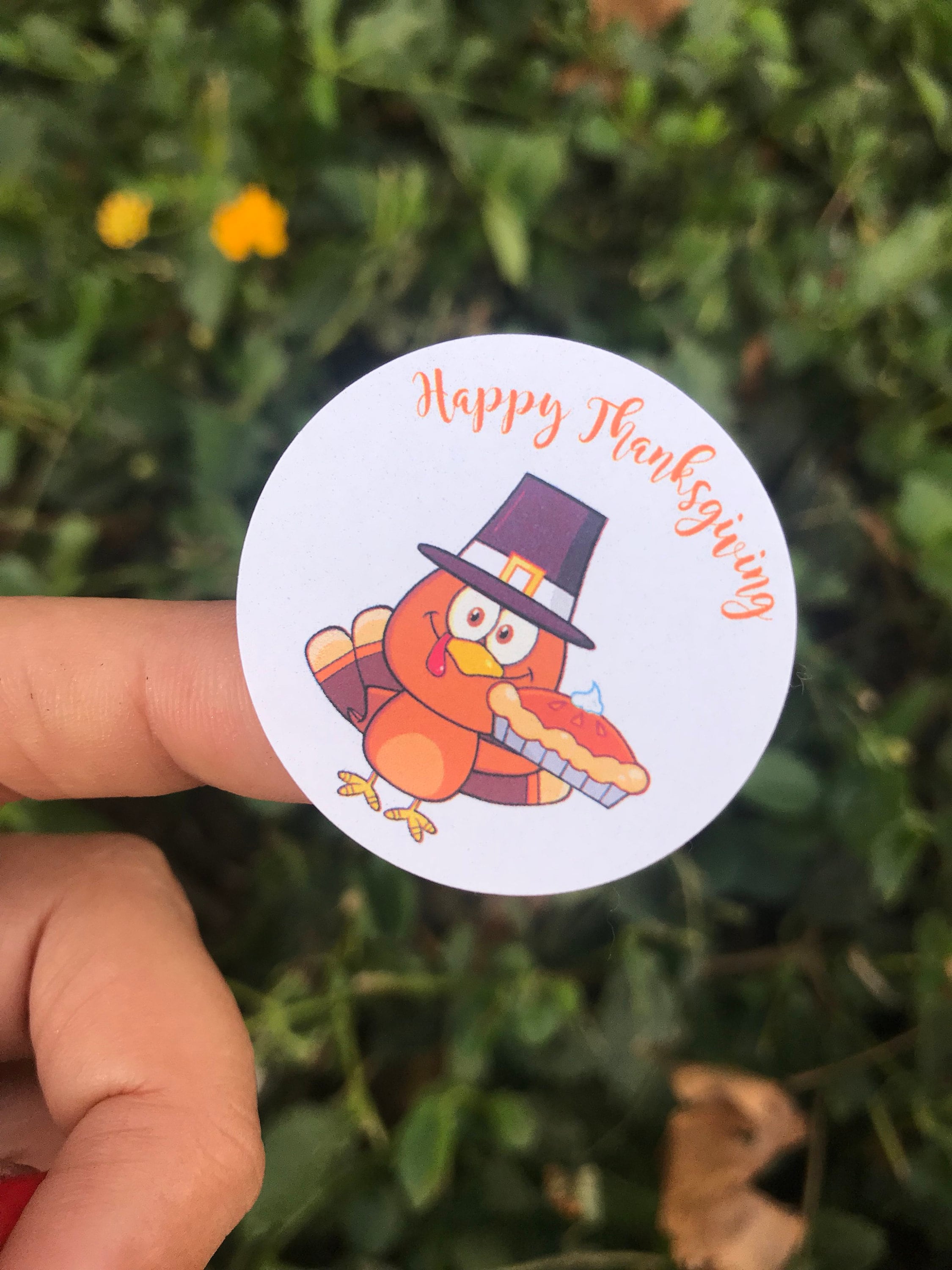 Thanksgiving Stickers-thanksgiving Labels Happy Thanksgiving - Etsy