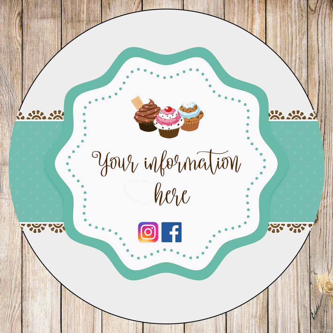 Bakery stickers store