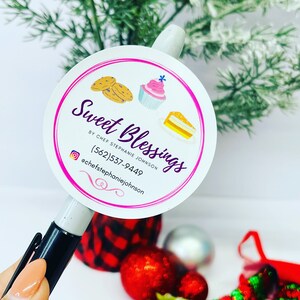Custom Circle Stickers, Personalized Logo Labels, Bakery Packaging - Etsy