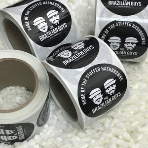 500 Custom Labels, Custom Stickers,logo Stickers,500 Labels-1000 Round ...