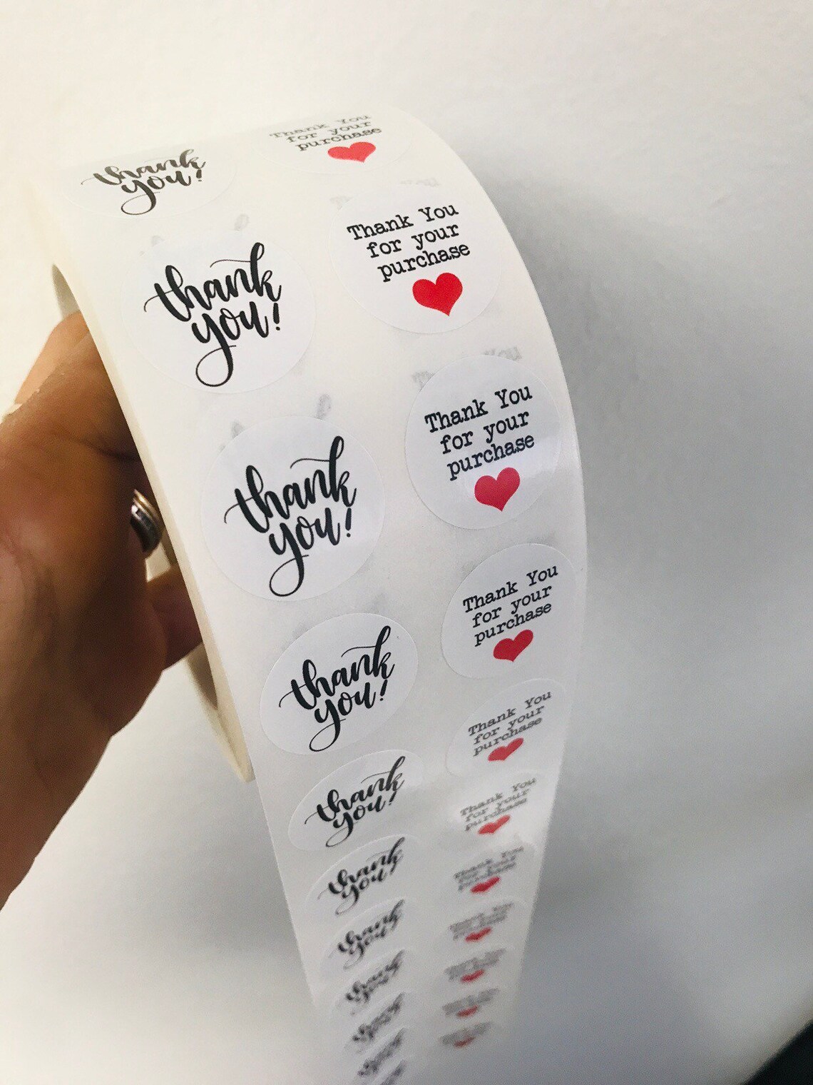 Cute Thank You Stickers, Thank You for Your Purchase, Thank You Labels ...