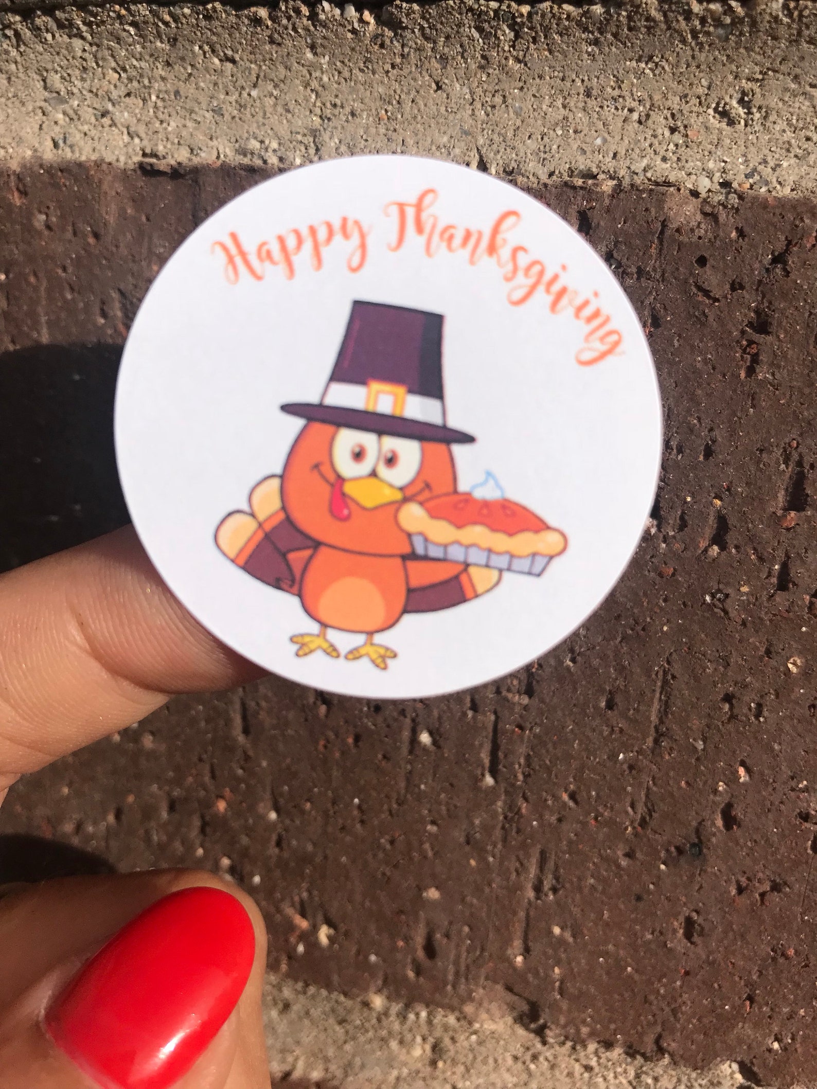 Thanksgiving Stickers-thanksgiving Labels Happy Thanksgiving - Etsy