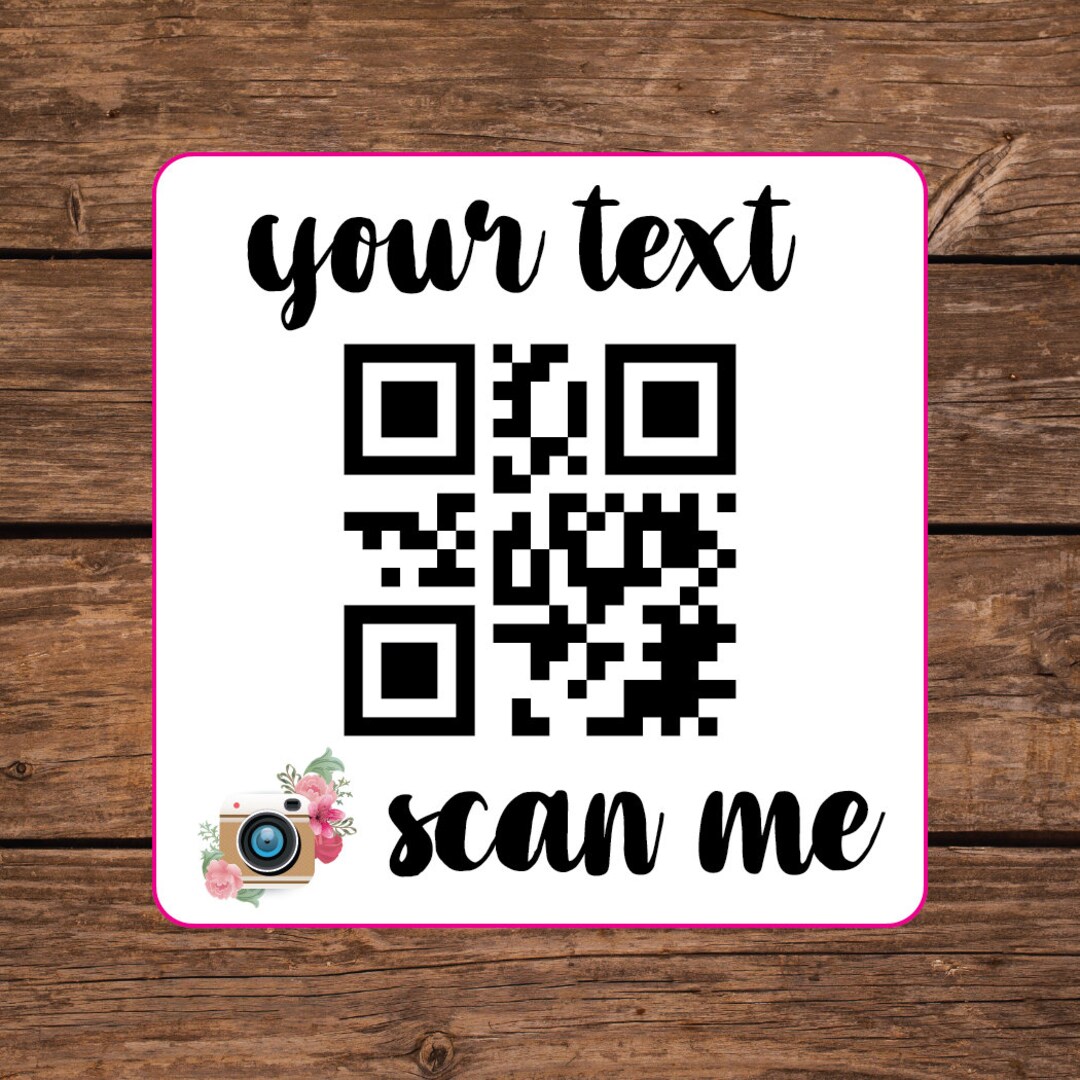 QR Code Stickers, Qr Code Labels, Custom Qr Coder Stickers, Cute Qr ...
