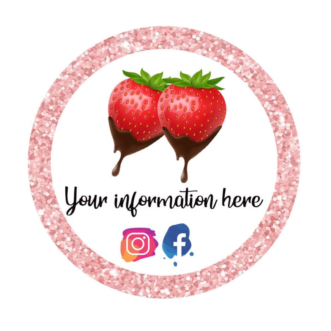 50-500 Circle Custom Labels, Bakers Stickers, Circle Labels, Logo ...