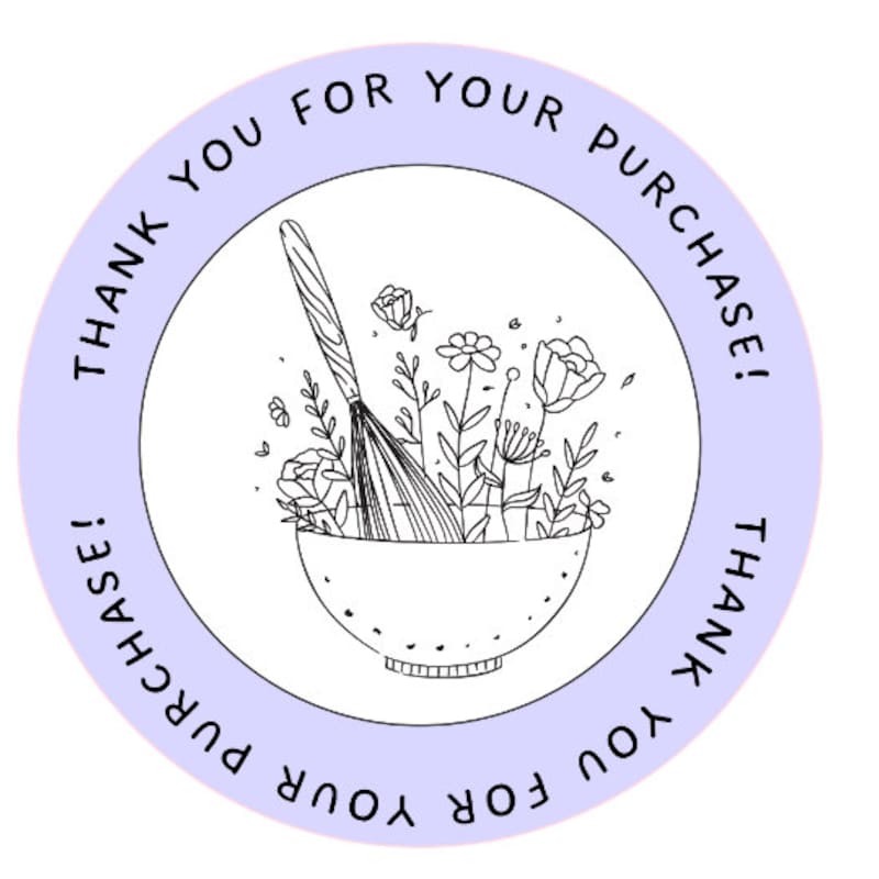 Cute Thank You Stickers - Etsy