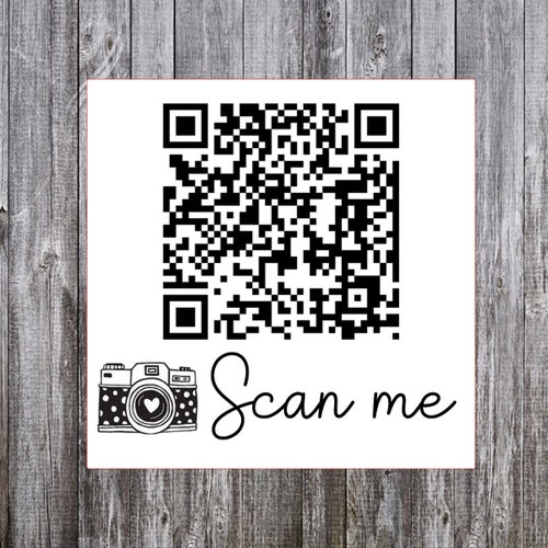 Instagram Custom Business QR Code Circle Stickers - Etsy