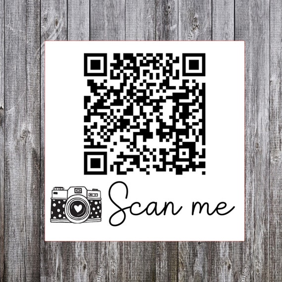 QR Code Stickers Personalized Stickers Custom Qr Stickers - Etsy