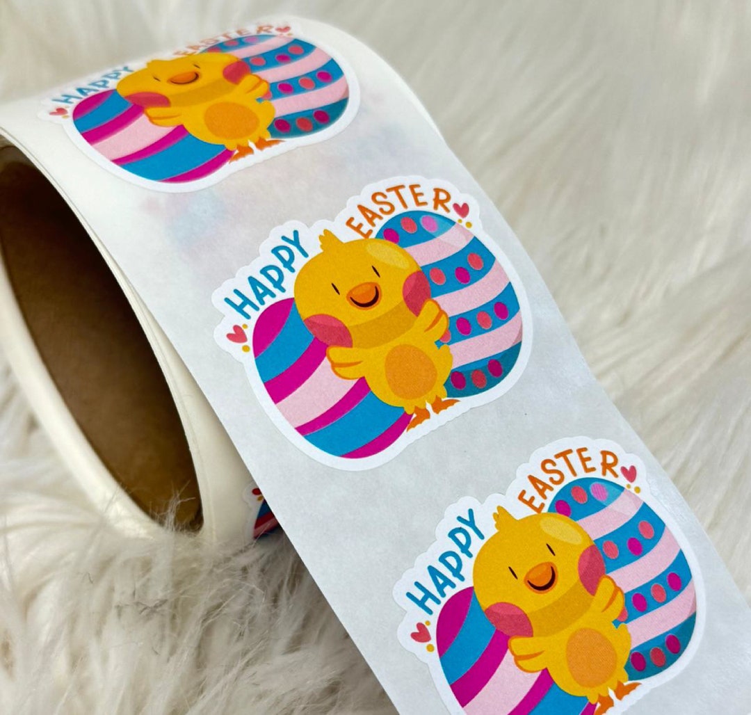 Happy Easter Stickers, Happy Easter Labels, Easter Stickers, Easter ...