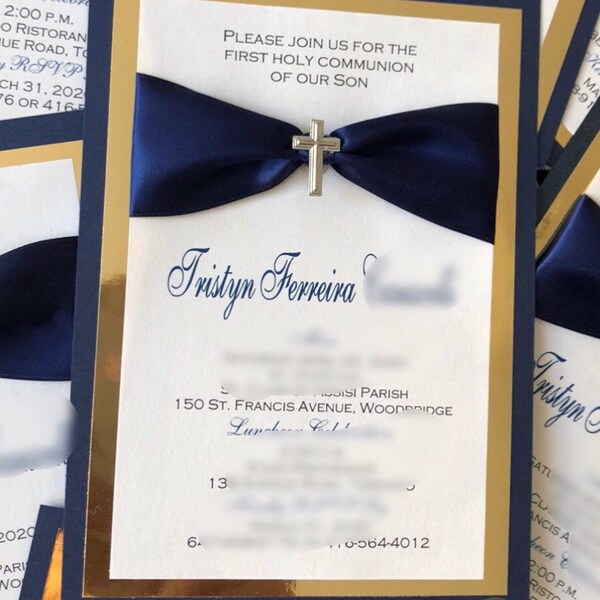 Religious Confirmation Invitations - Etsy