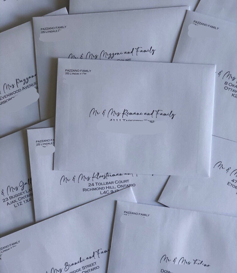 Envelope Address Printing - Etsy