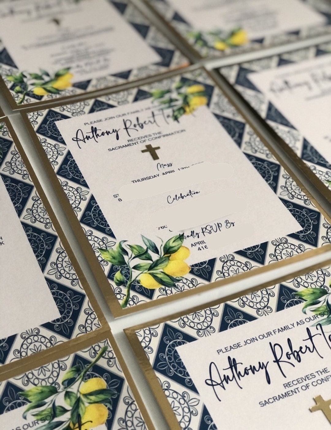 Lemon Theme, Baptism, First Communion, Comfirmation, Engagement ...