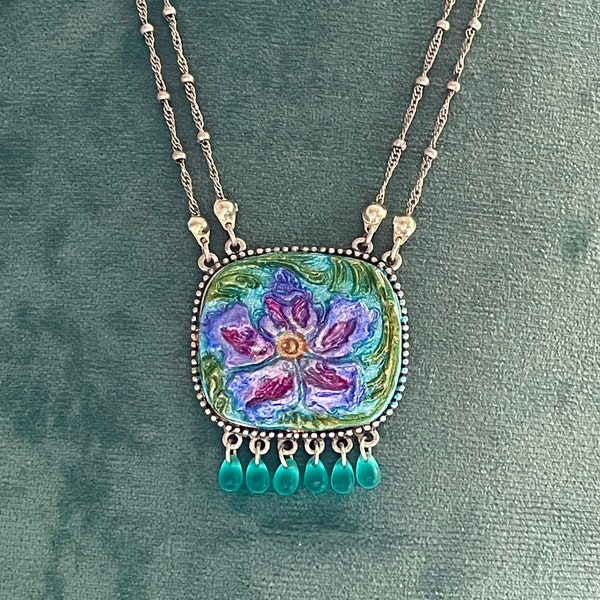 Embossed Necklace - Etsy