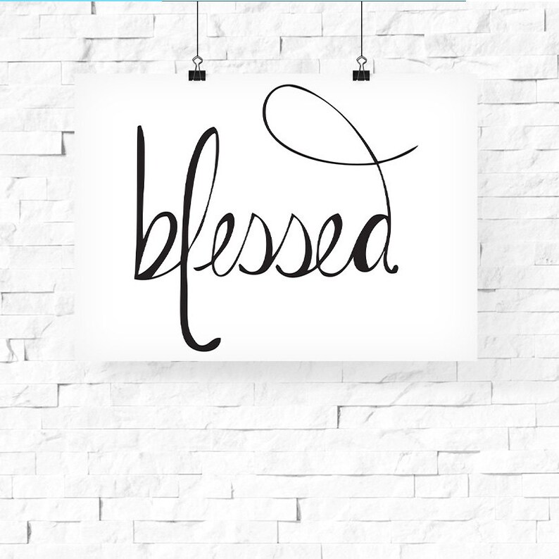 Blessed 10x8 Printable - Etsy