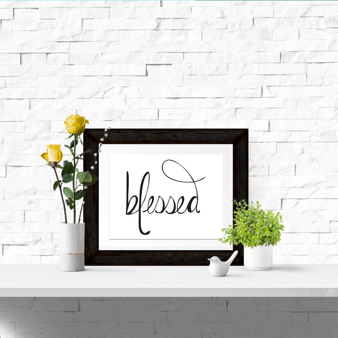 Blessed 10x8 Printable - Etsy