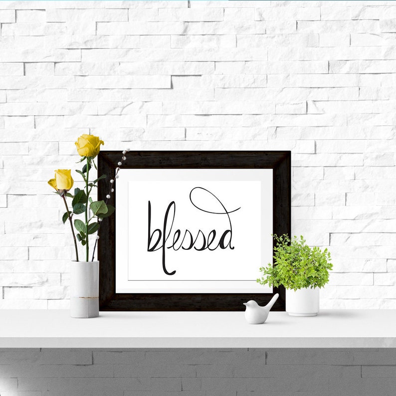 Blessed 10x8 Printable - Etsy