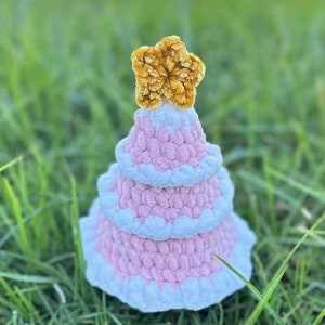 Crochet Pink Christmas Tree Pattern: No Sew (PDF Pattern) - Etsy