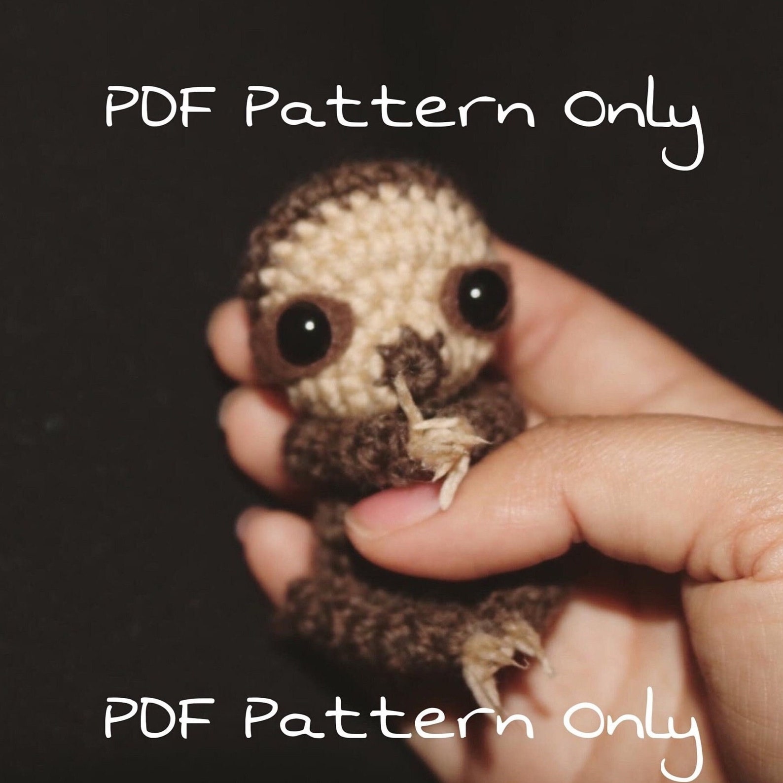 Crochet Baby Sloth Pattern: Amigurumi Plushie (PDF Pattern) - Etsy
