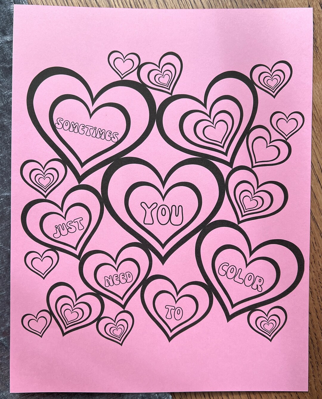 Coloring Sheet sometimes You Just Need to Color Printable Download - Etsy