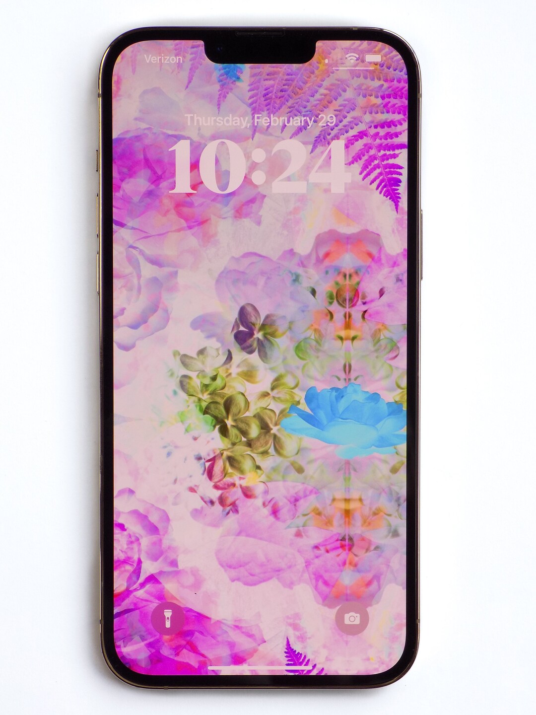 Bright Tropical Floral Digital Artwork Large Phone Wallpaper Digital ...