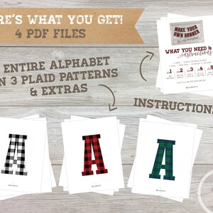 Make Your Own Flannel Banner | Custom Printable Banner | Download and ...