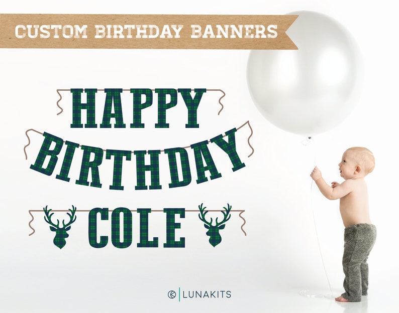 Make Your Own Flannel Banner Custom Printable Banner - Etsy