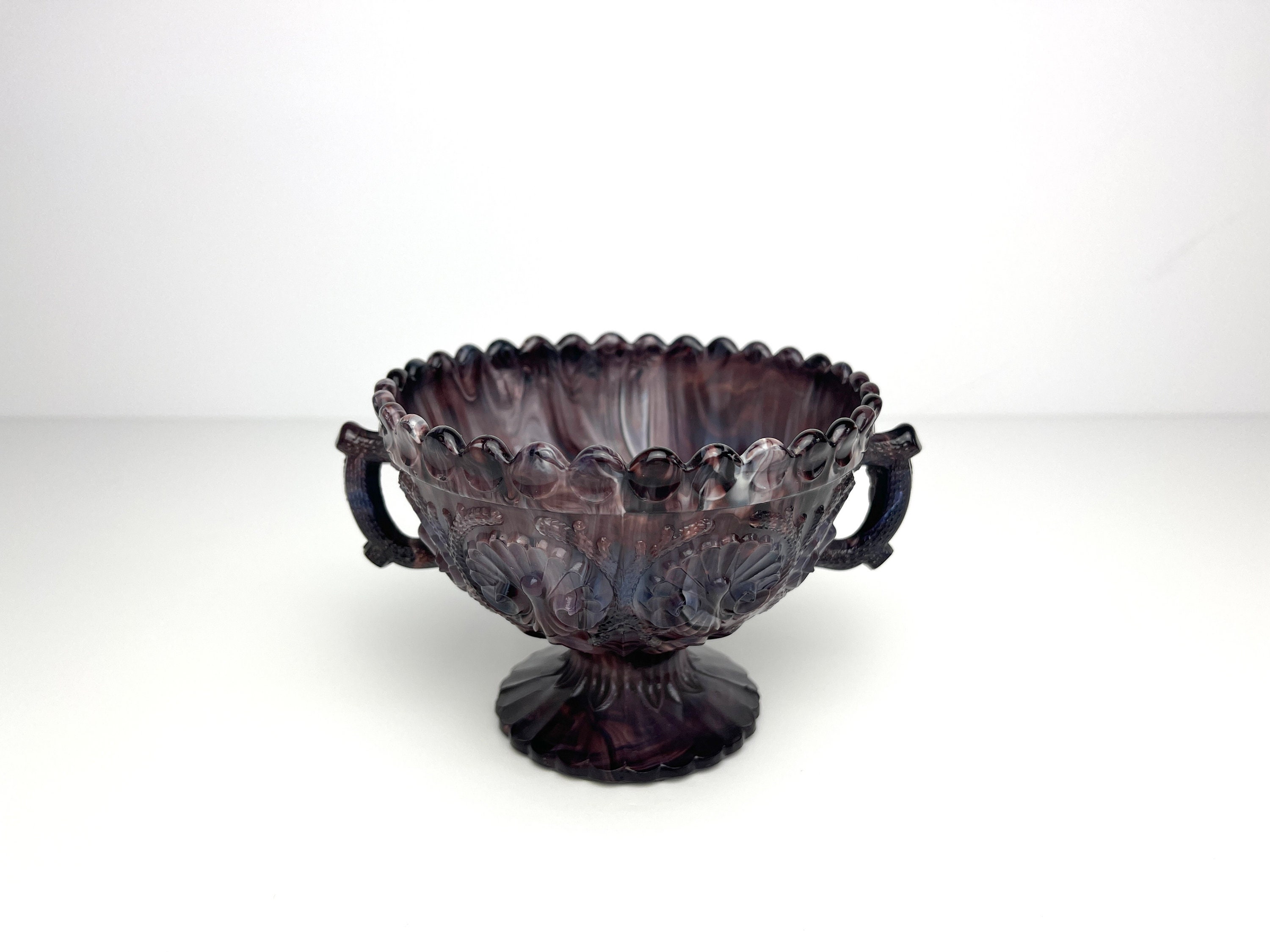 C.1840-c.1900 Antique Victorian Davidson Sowerby Amethyst Marbled ...