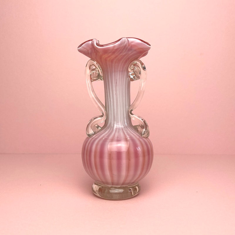 Ruffled Rim Vase - Etsy