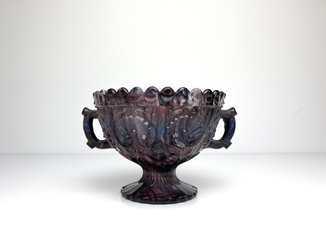 C.1840-c.1900 Antique Victorian Davidson Sowerby Amethyst Marbled ...