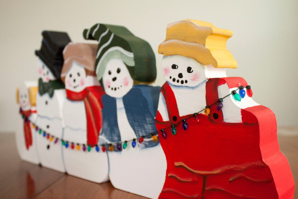 Caroling Snowmen - Etsy