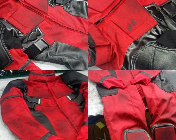 Weathered Deadpool Costume / Cosplay / Suit Movie Replica in Cordura ...