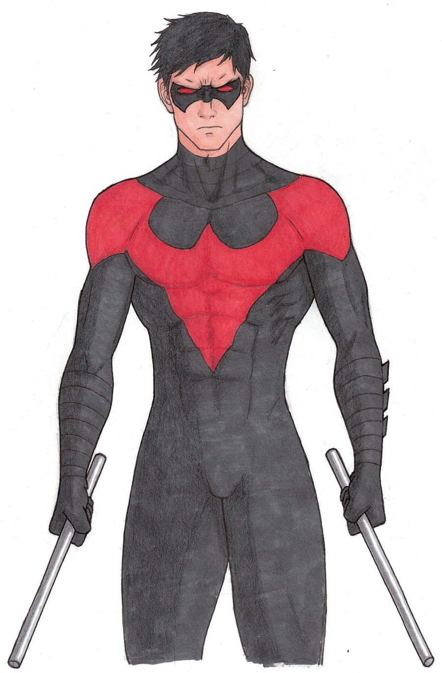 Red Nightwing Costume