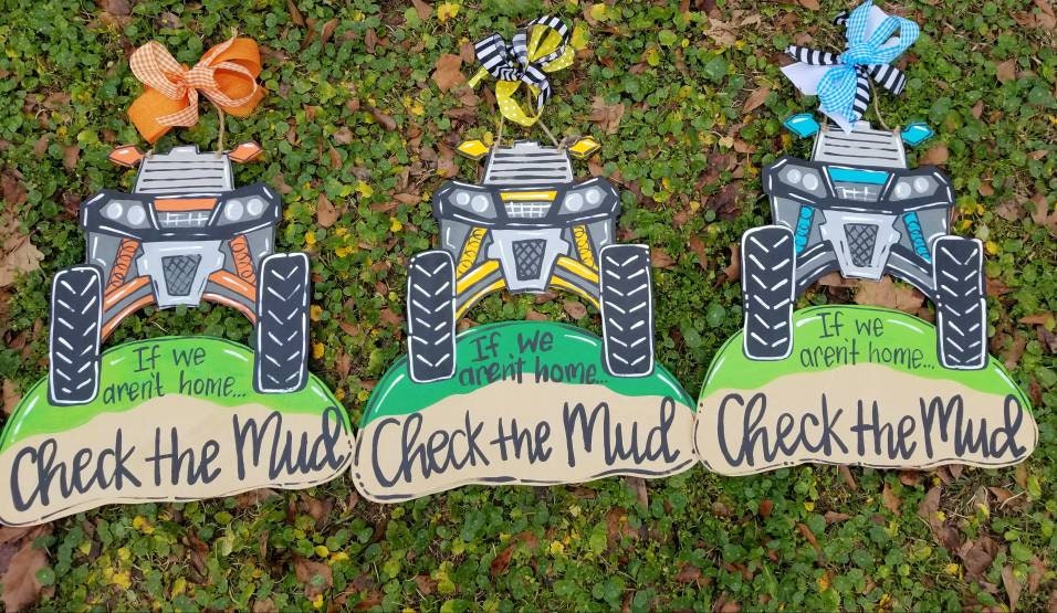 4 Wheeler Door Hanger Template Digital Sign ATV Outdoor - Etsy