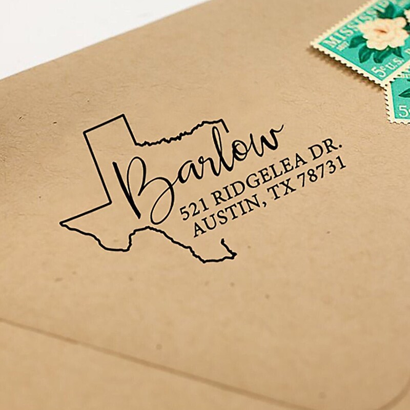 Texas Stamp - Etsy