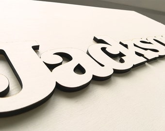 Connected letters | Etsy