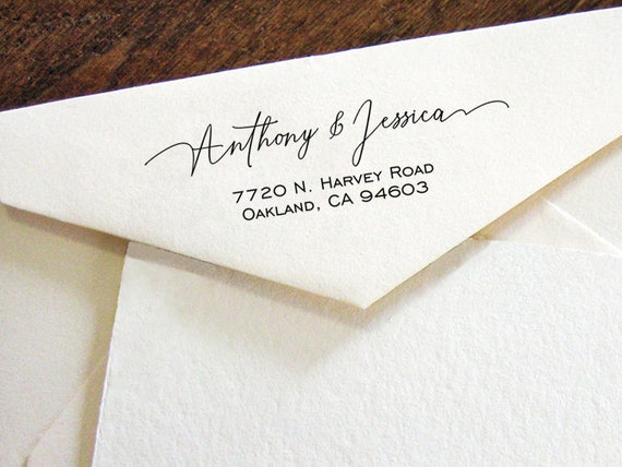 Custom Address Stamp Self Inking Stamp Return Address Stamp | Etsy