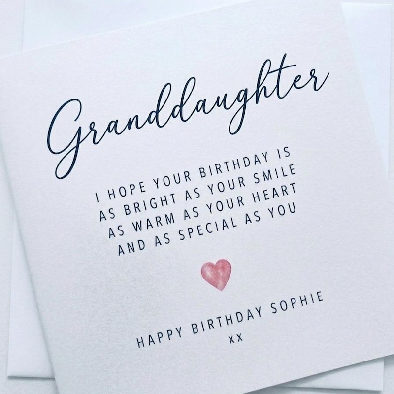 Handmade Granddaughter Cards - Etsy UK