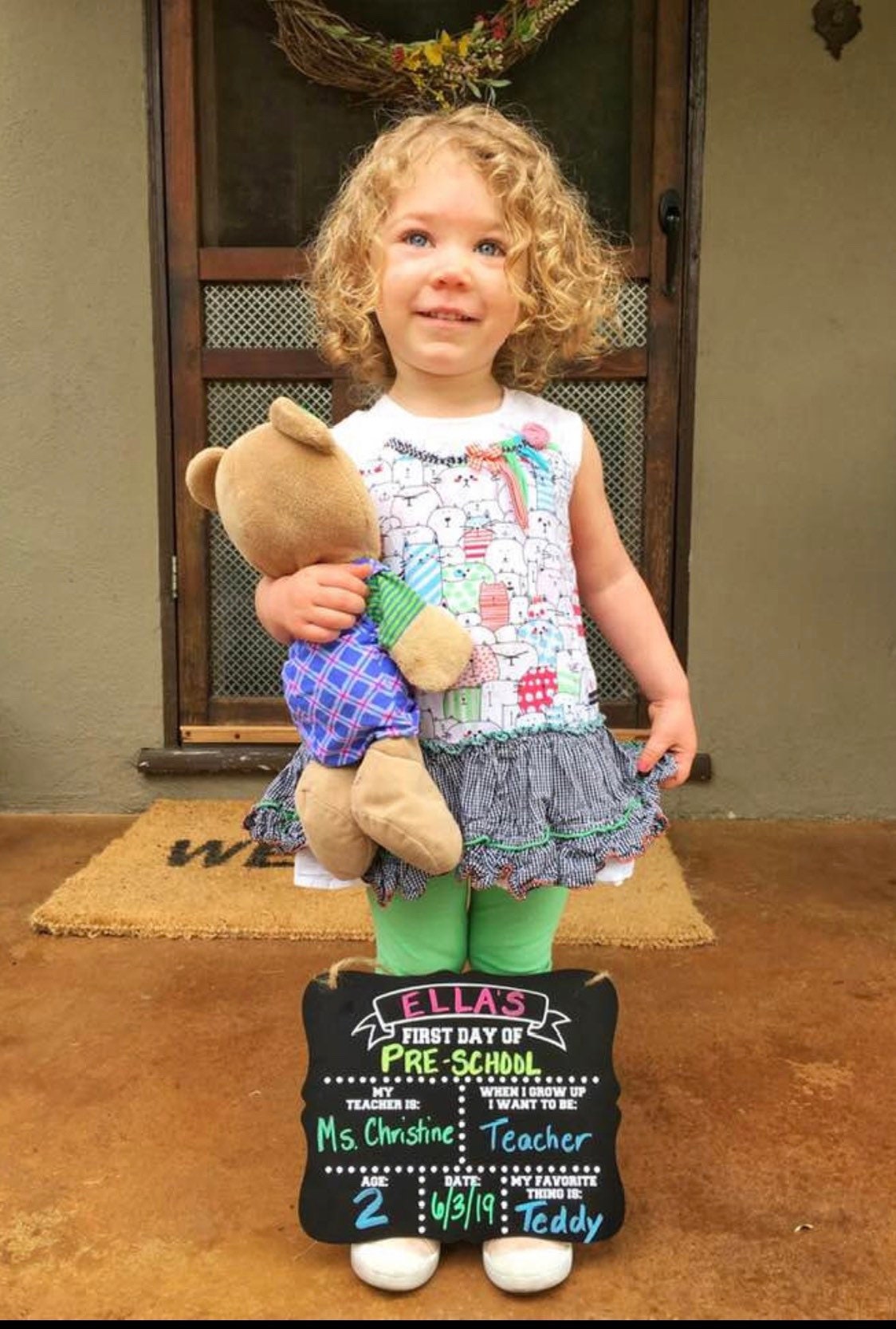 First Day of School Chalkboard Sign - Etsy