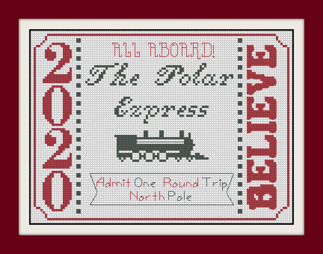 Express Cross Stitch,train Cross Stitch Pattern,bogo,modern Cross ...
