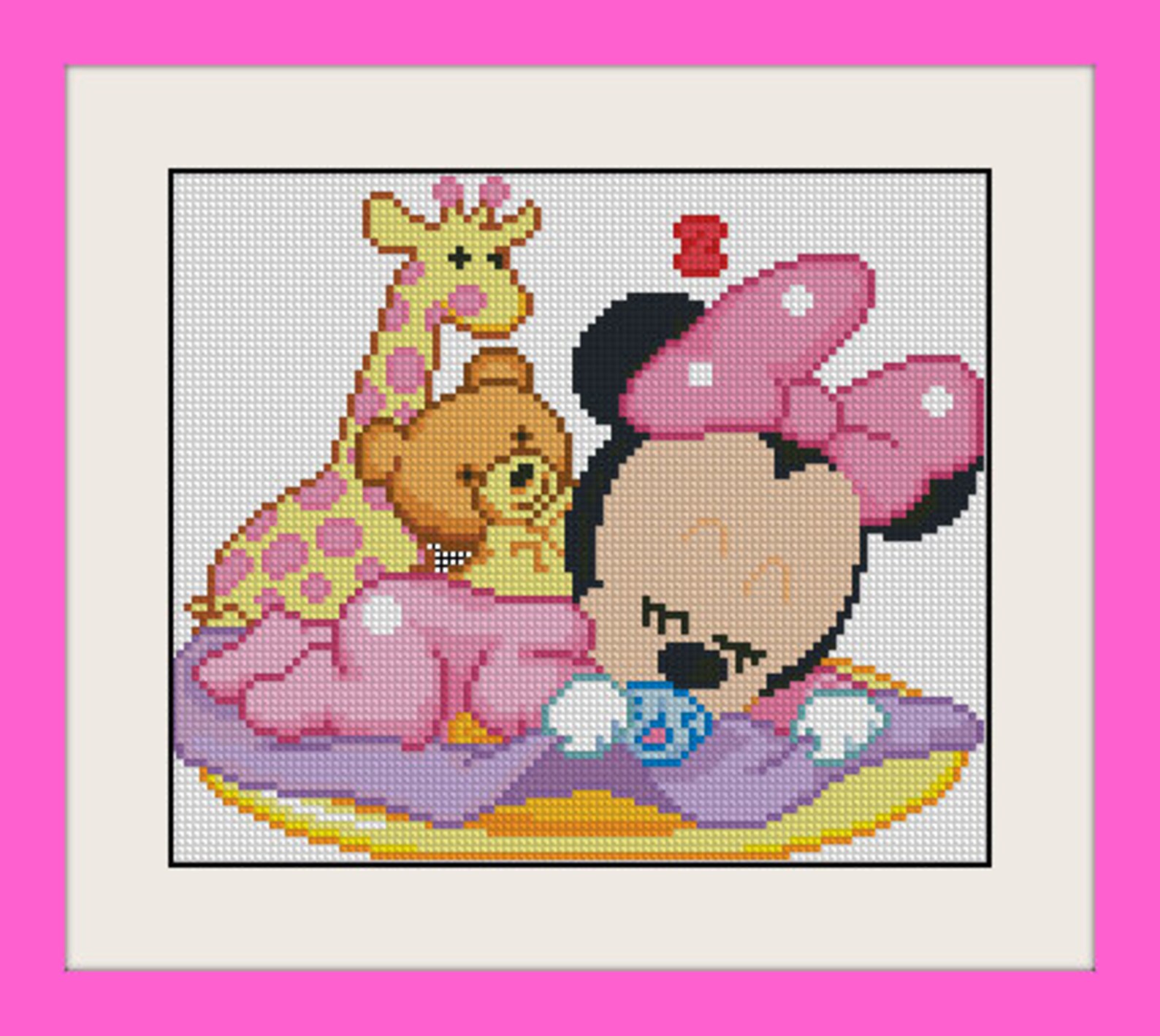 Baby Cross Stitch Pattern BOGO PDF Counted Cross Stitch - Etsy
