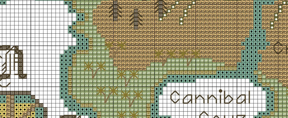 Map Cross Stitch Map Cross Stitch Patternbogopdf Counted - Etsy