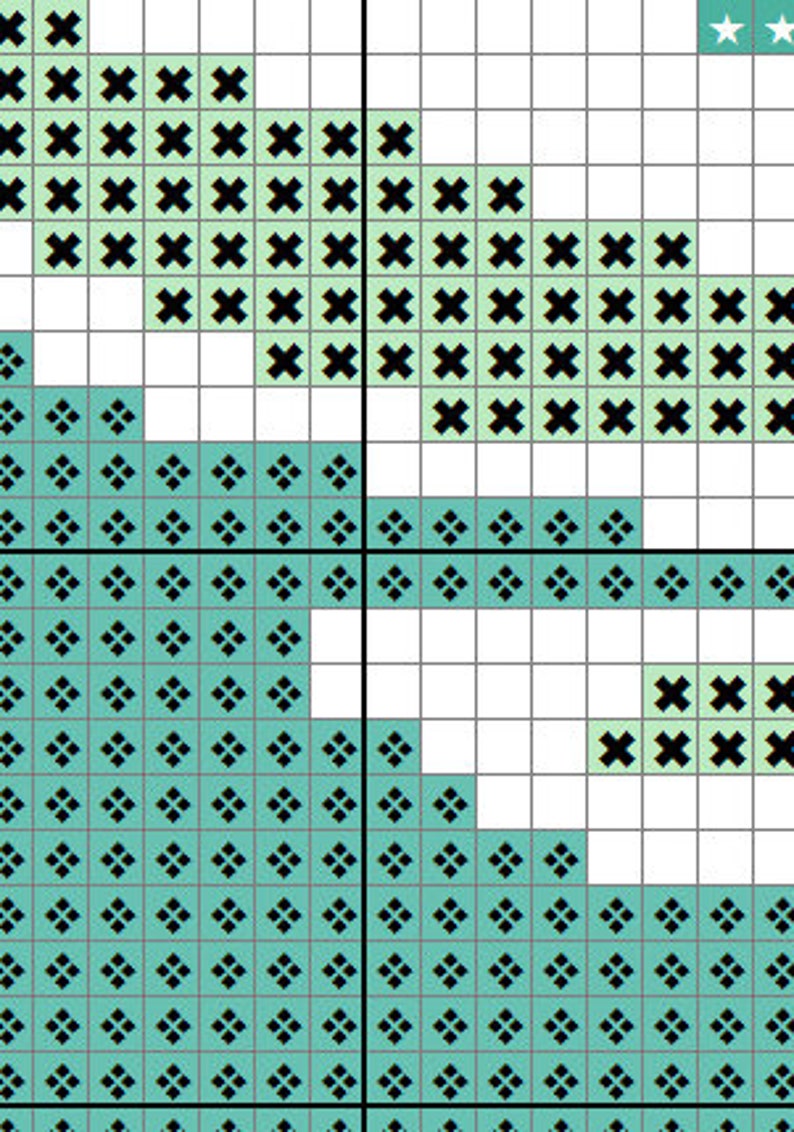 Modern Bird Hummingbird Pattern , BOGO, PDF Counted Bird Easy Cross ...