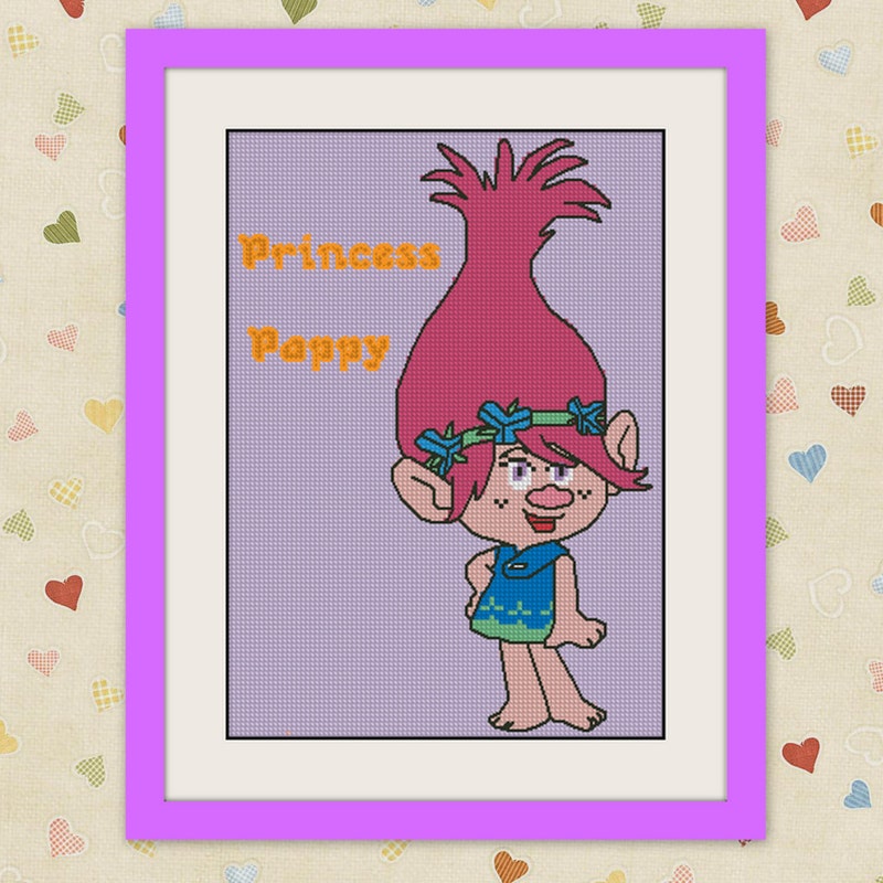 Trolls Embroidery Design - Etsy