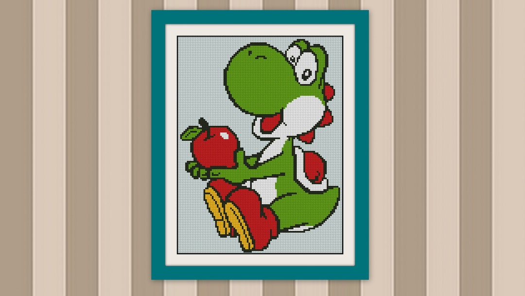 YO Cross Stitch Pattern PDF Cute Embroidery Nursery Decor - Etsy