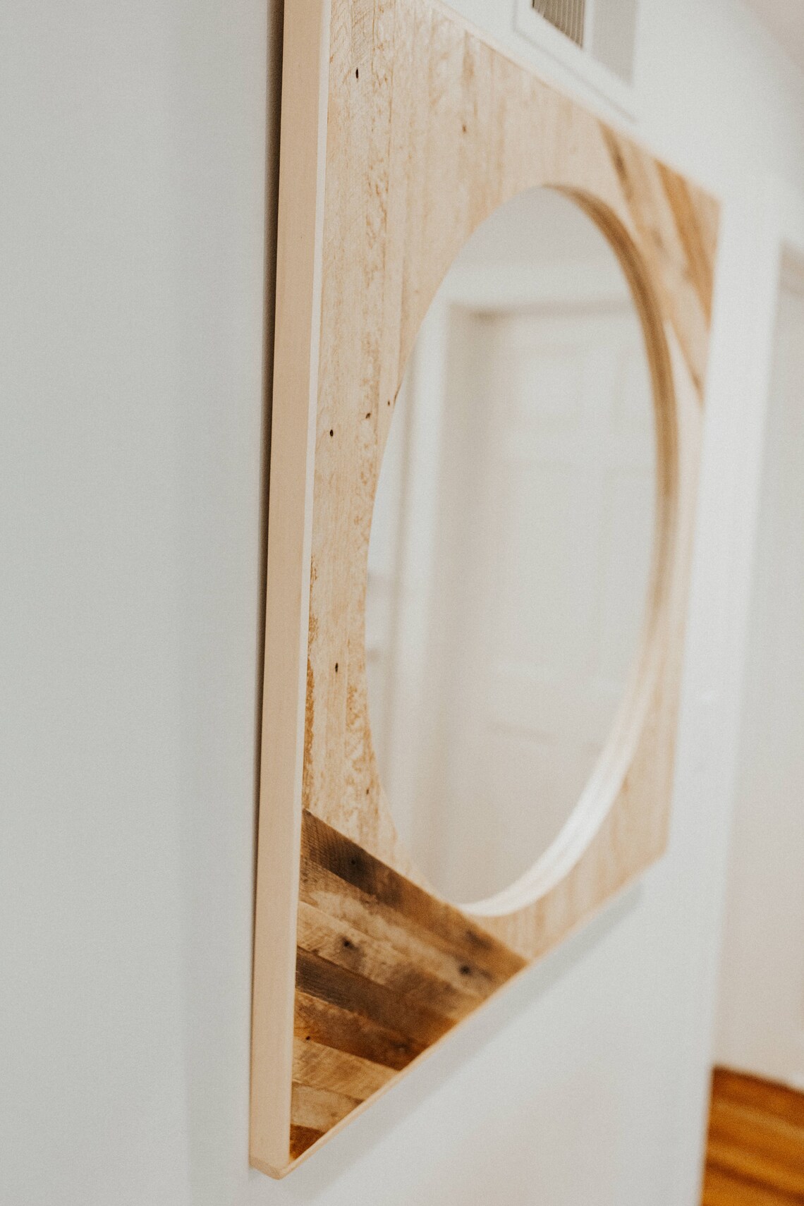 Custom Reclaimed Wood Mirror | Etsy