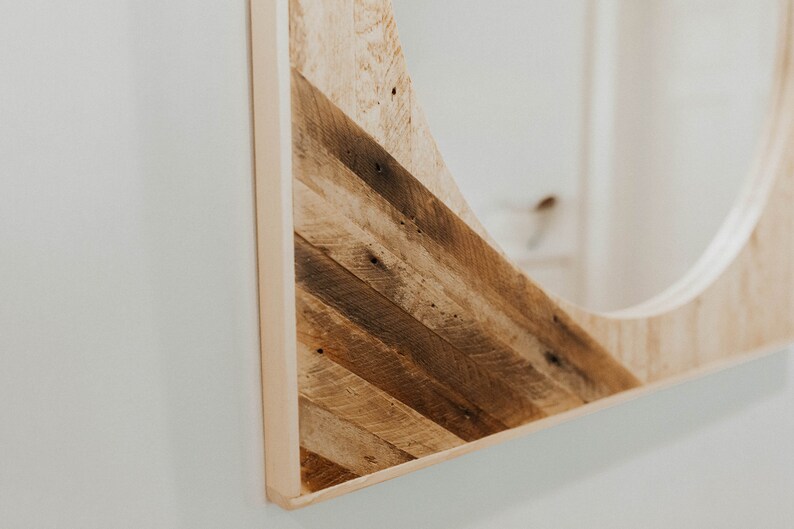 Custom Reclaimed Wood Mirror | Etsy