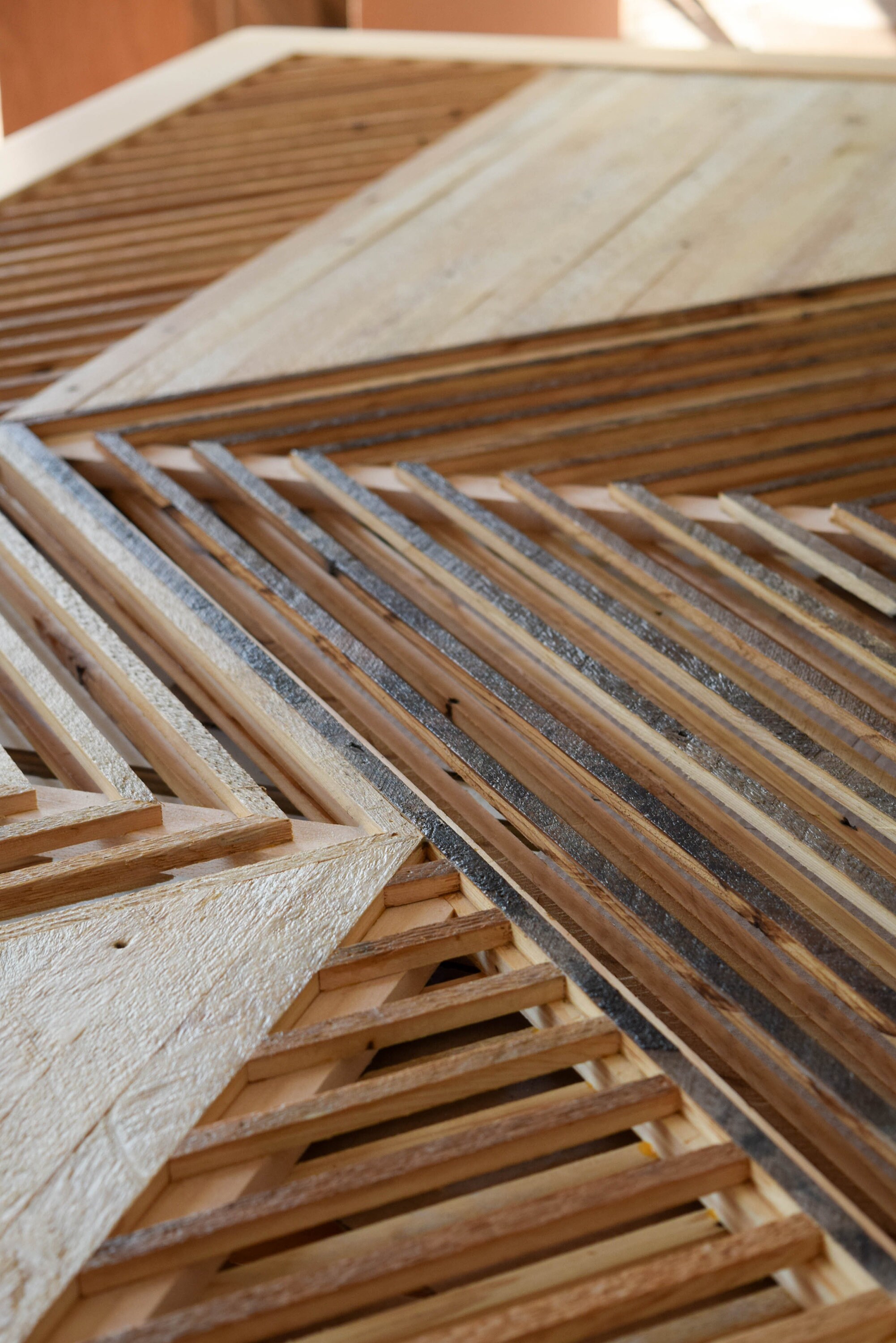 Custom Reclaimed Wood Slatted Barn Door/ Room Divider/ Screen - Etsy