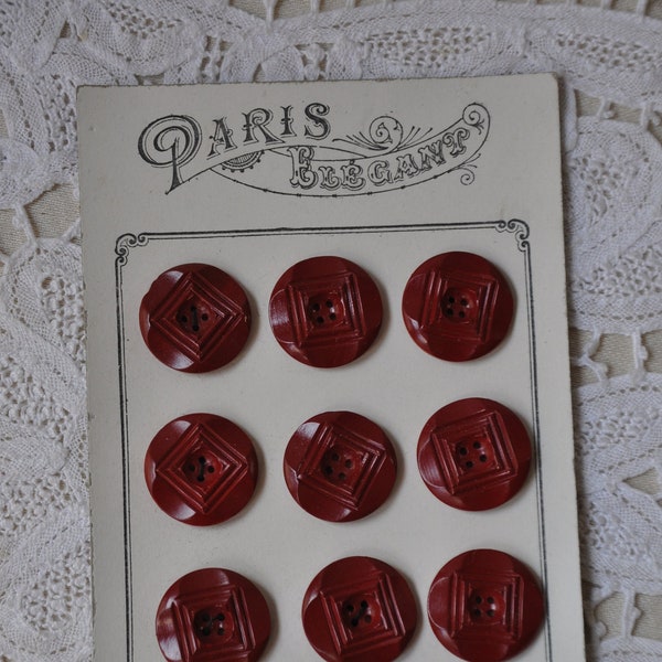 Antique French Buttons - Etsy