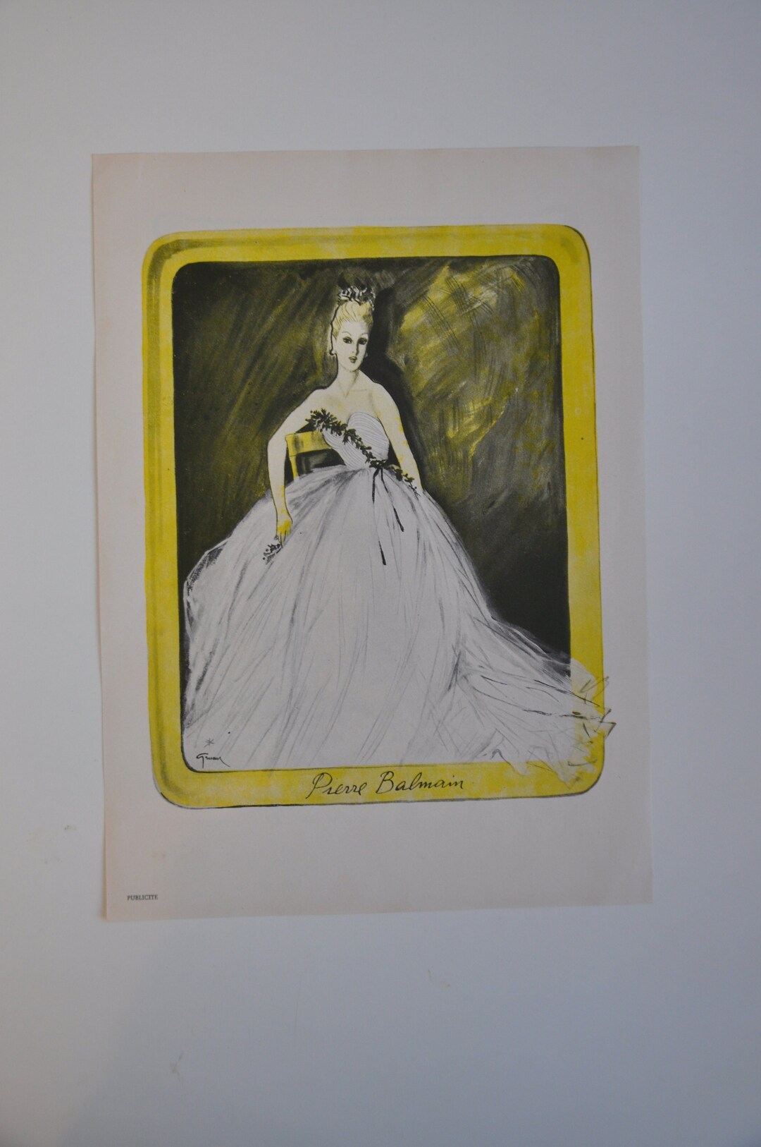 French Advertising Poster, 1950 Mid-century Vintage Poster, L.T. Piver ...