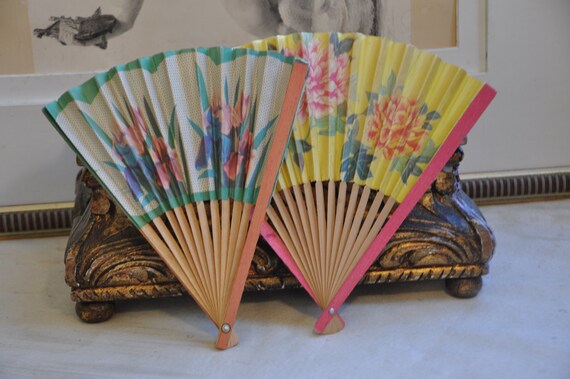 Vintage Ladies Hand Fans